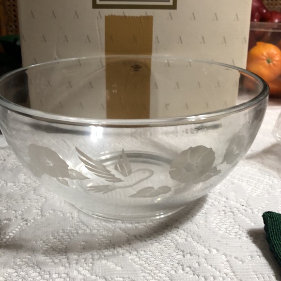 Avon | Dining | Avon Hummingbird Collection Crystal Serving Bowls ...